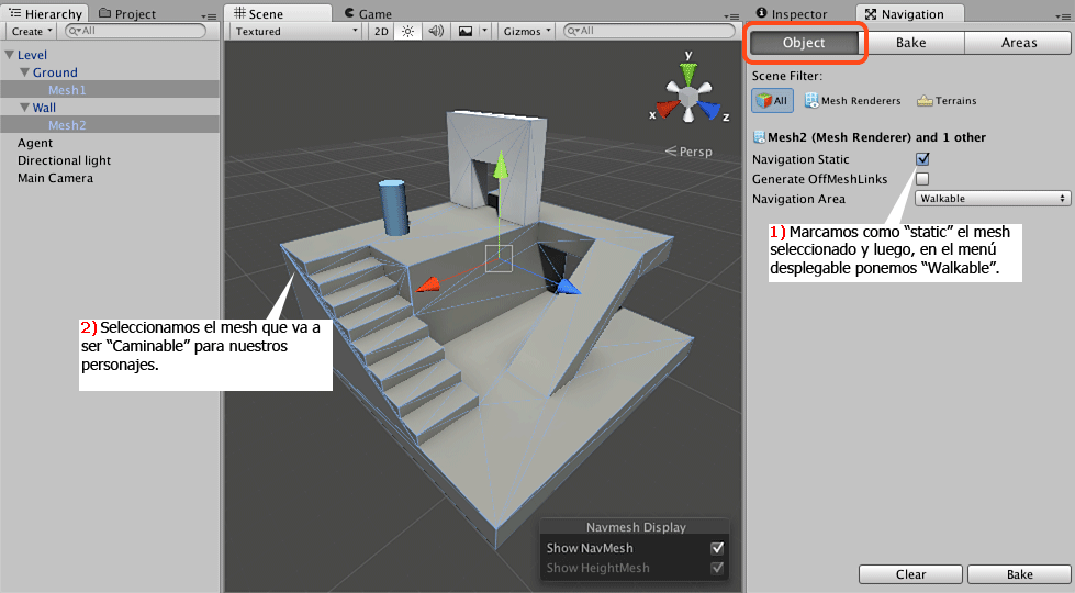[Unity3D + C#] PathFinding con NavMesh – Ighniz